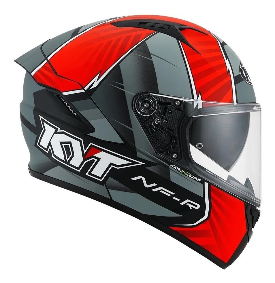 Capacete Fechado Kyt Nf-r Xavi Fores 2021 Matt Black / Red é na Z3 ...